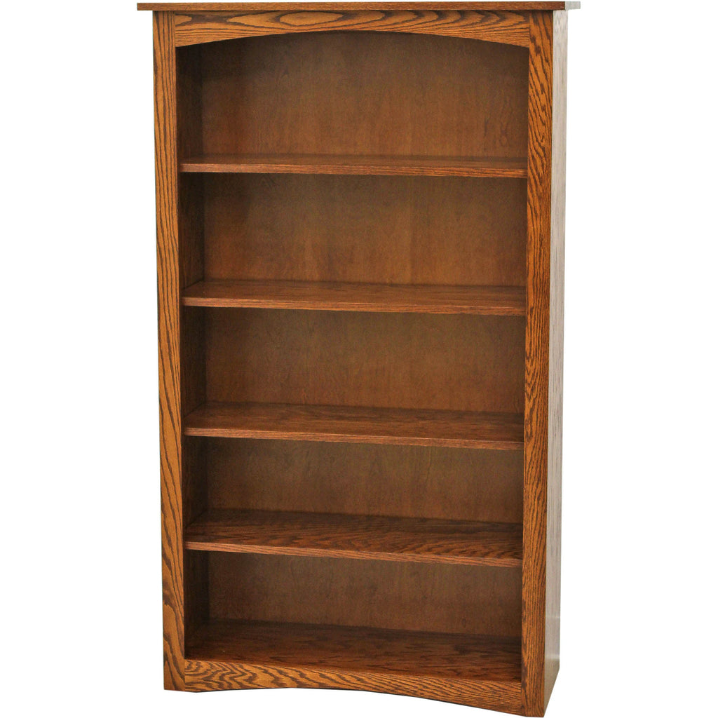 Seattle Oak Wood 60" Bookcase – Yoder Signature Furniture