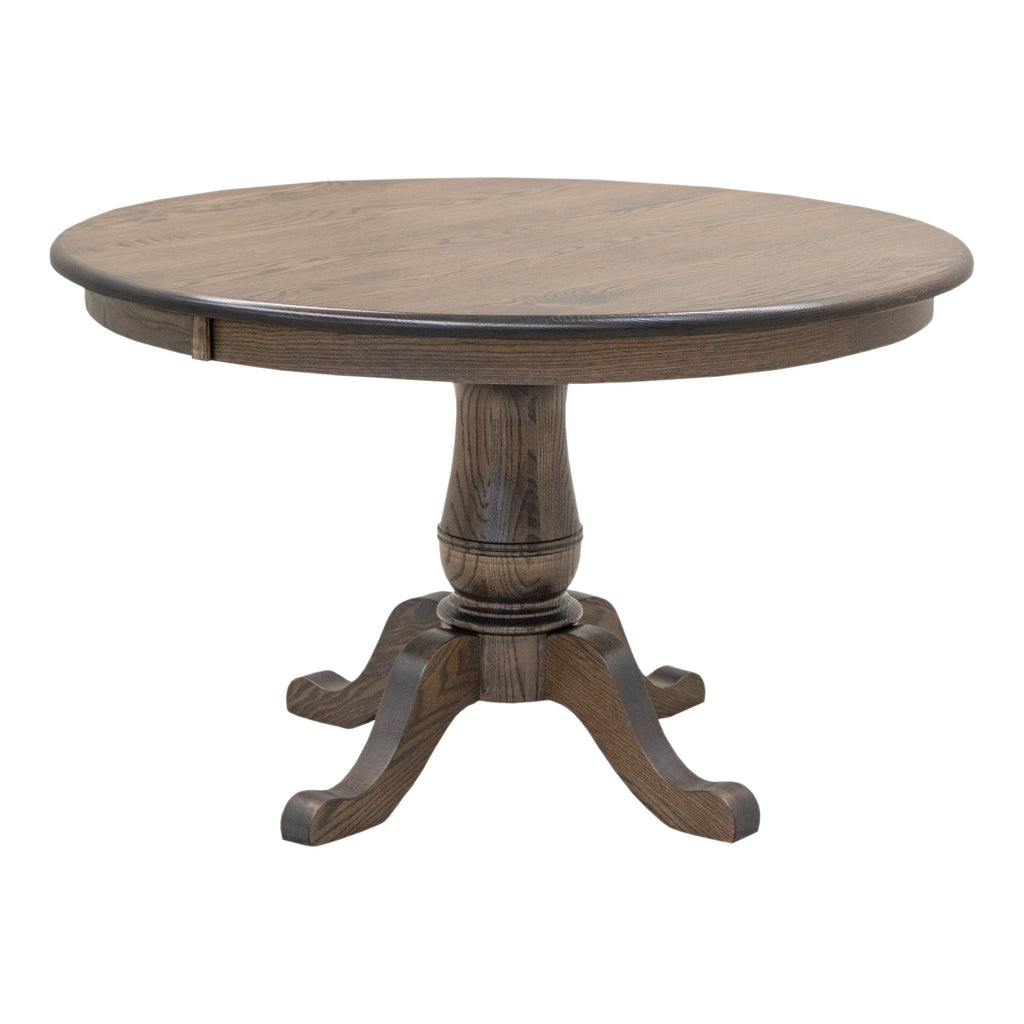 Erwin Round Oak Wood Extending Dining Table | GY – Yoder Signature ...