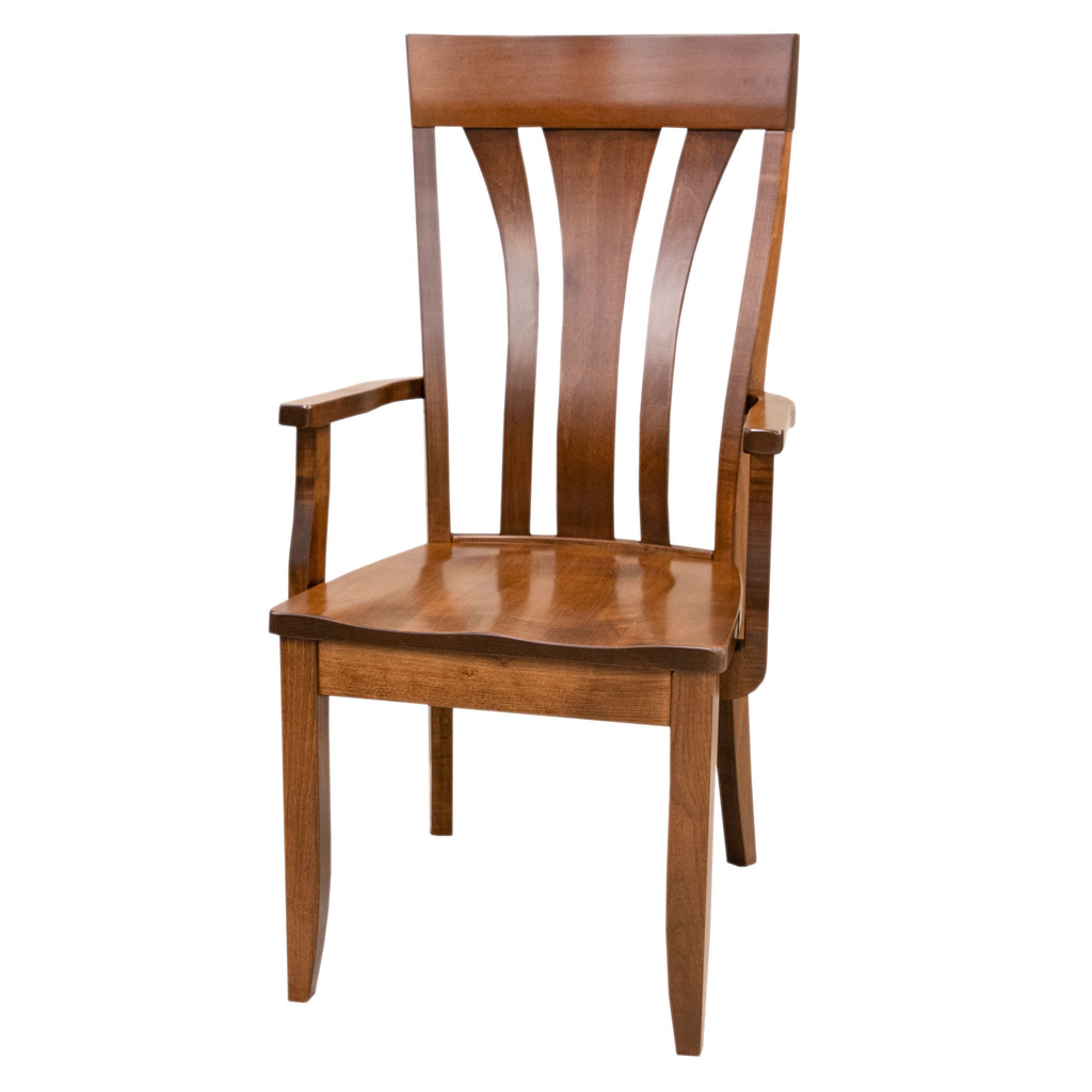 Hunter Maple Wood Arm Dining Chair | BOS – Yoder Signature Furniture