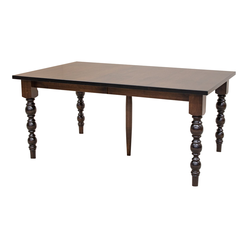 Patterson Turned Leg Maple Wood Large Extending Dining Table | RT ...