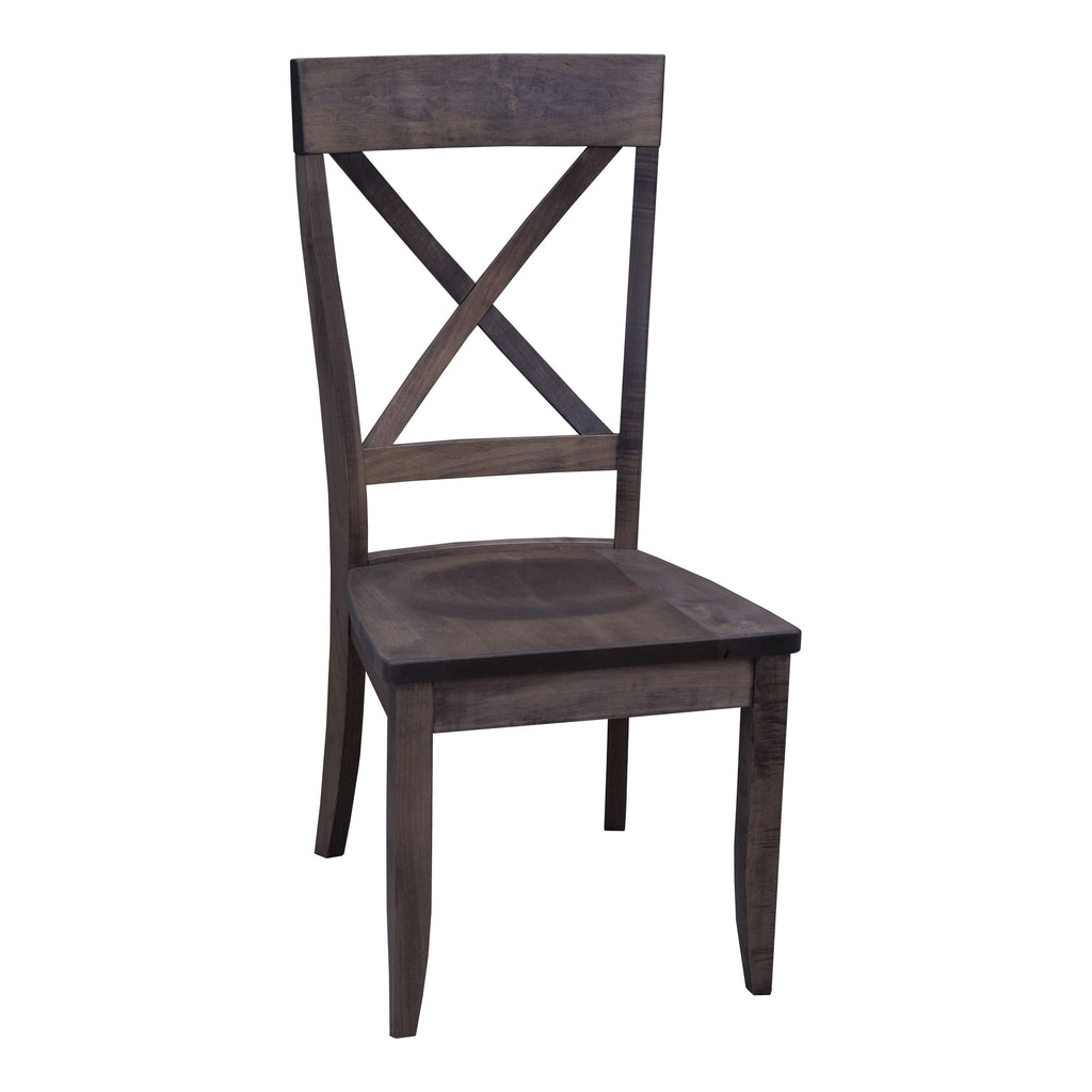 Parish X Back Maple Wood Side Dining Chair | DK – Yoder Signature Furniture