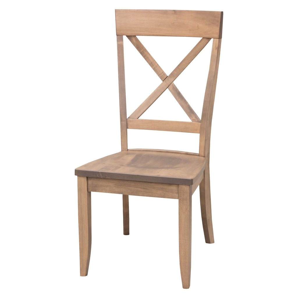 Parish X Back Maple Wood Side Dining Chair | WB – Yoder Signature Furniture